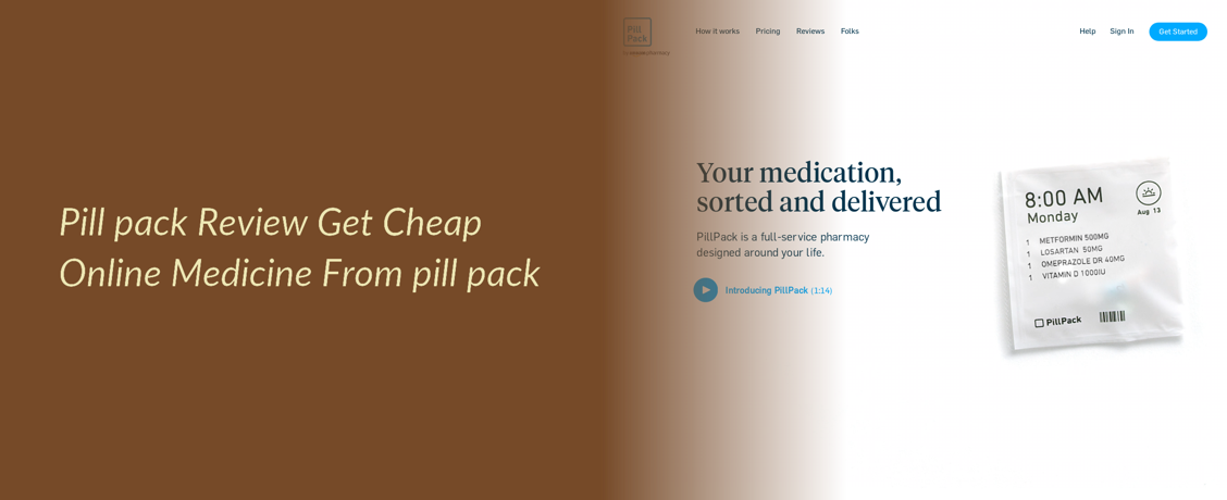 Pill Pack Review Get Cheap Online Medicine From Pill Pack | Dr. Ariano ...